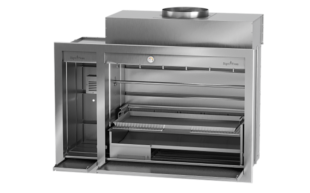 Stainless Steel Gas Spit Braai for Outdoor Cooking - Modern Fireplaces