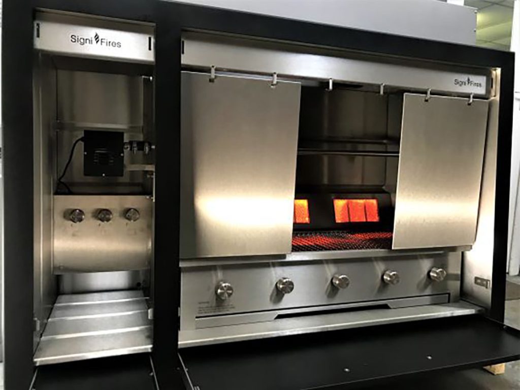 Stainless Steel Gas Spit Braai for Outdoor Cooking - Modern Fireplaces