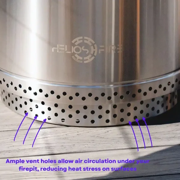Helios Fire Eros Fire Pit: Enjoy Smokeless Evenings - Modern Fireplaces