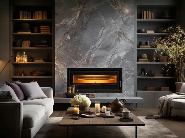 Hydrofire Odyssey 100: Elegant Built-In Fireplace - Modern Fireplaces